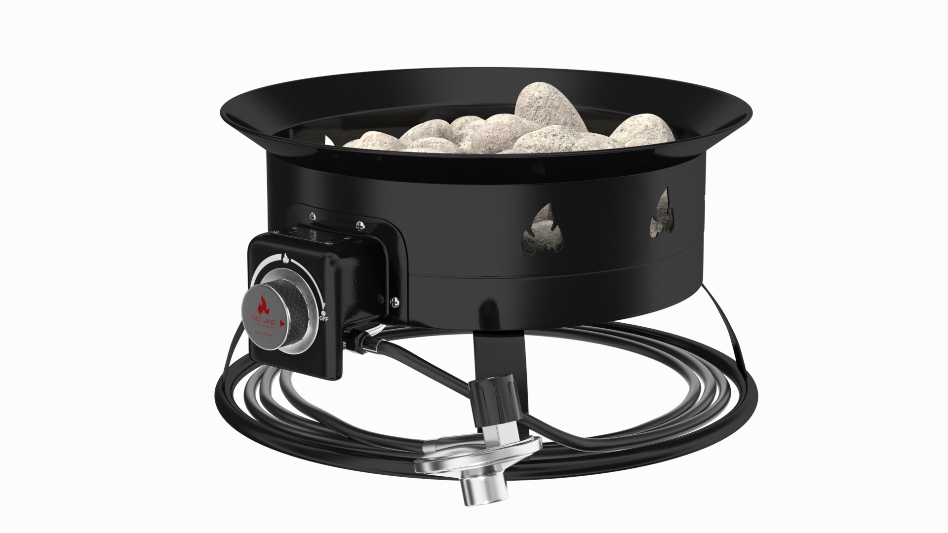 Outland Living Firebowl Propane Fire Pit with Rocks 3D model ...