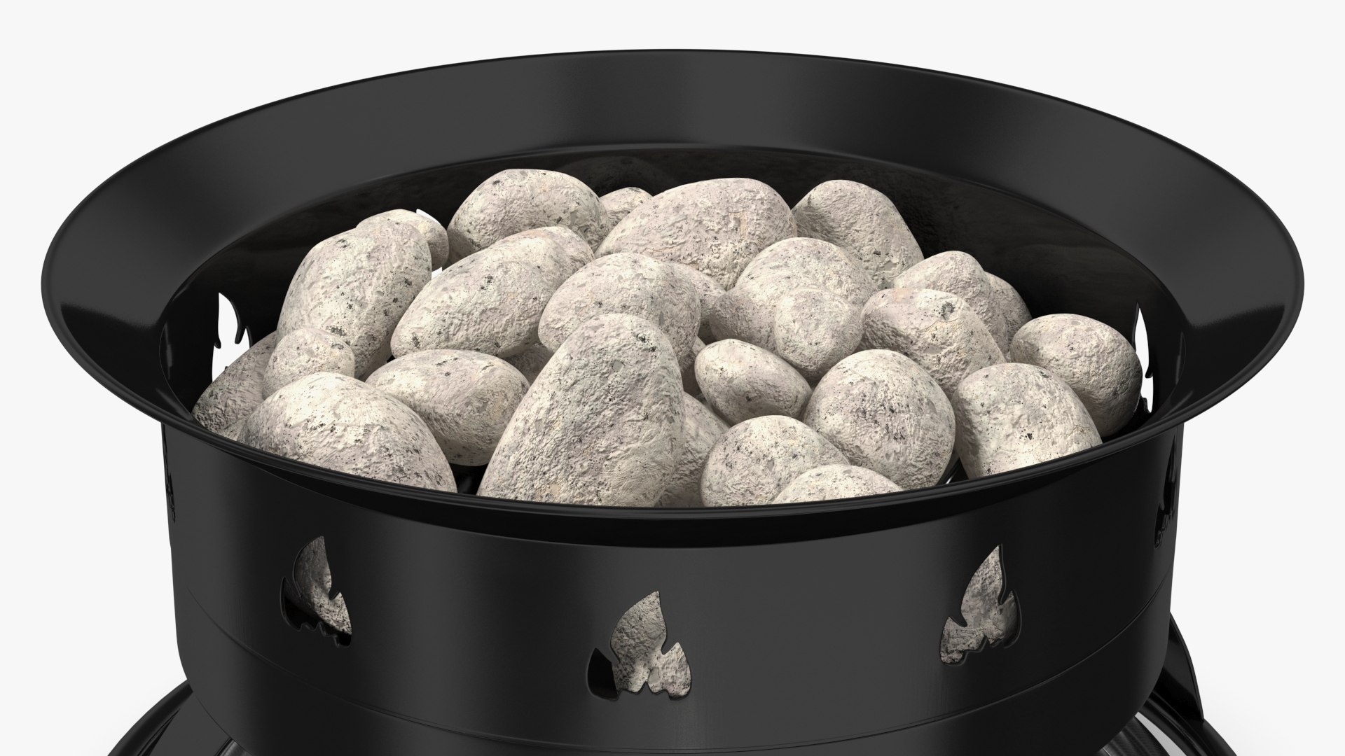 Outland Living Firebowl Propane Fire Pit with Rocks 3D model ...