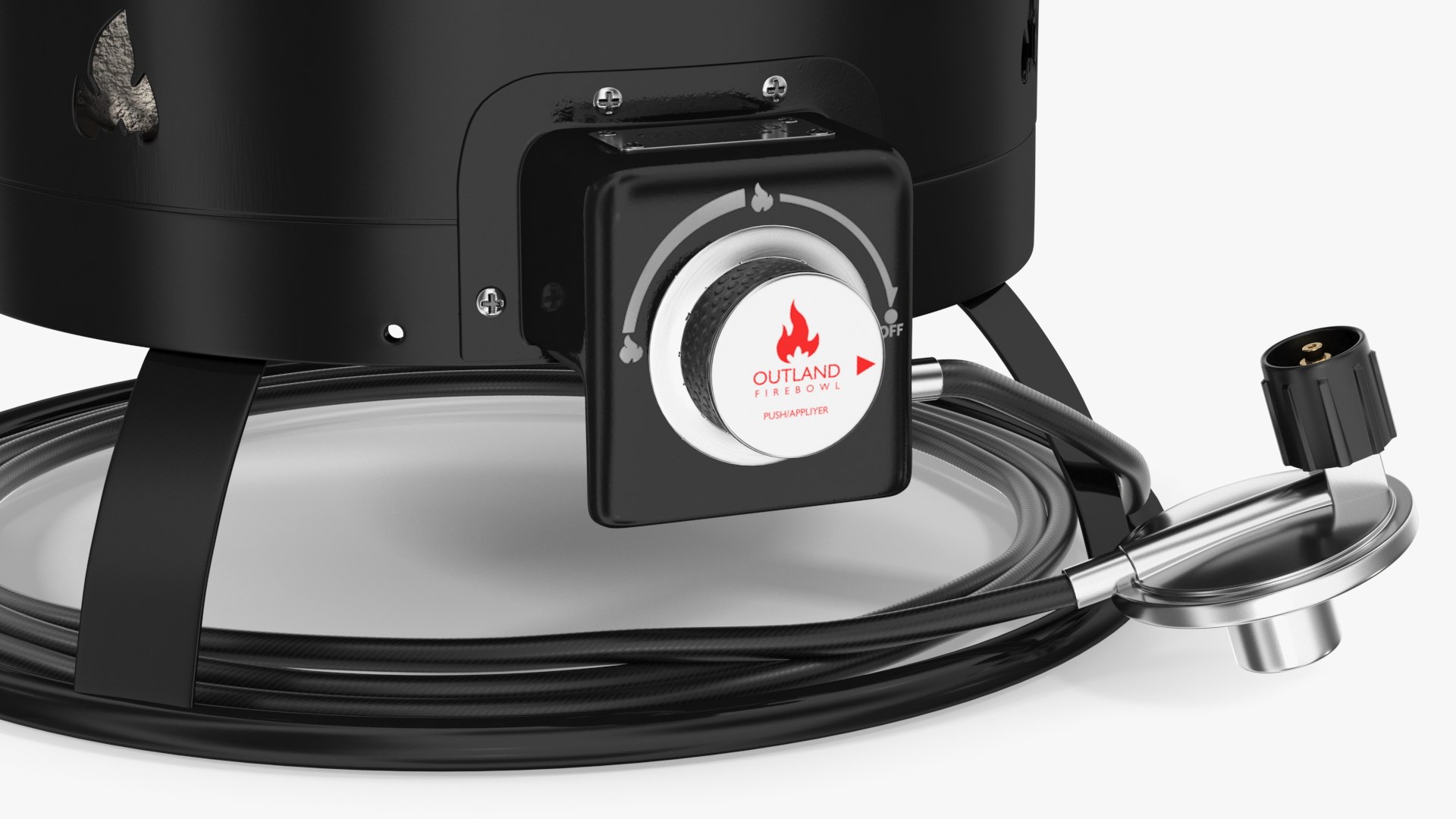 Outland Living Firebowl Propane Fire Pit with Rocks 3D model ...