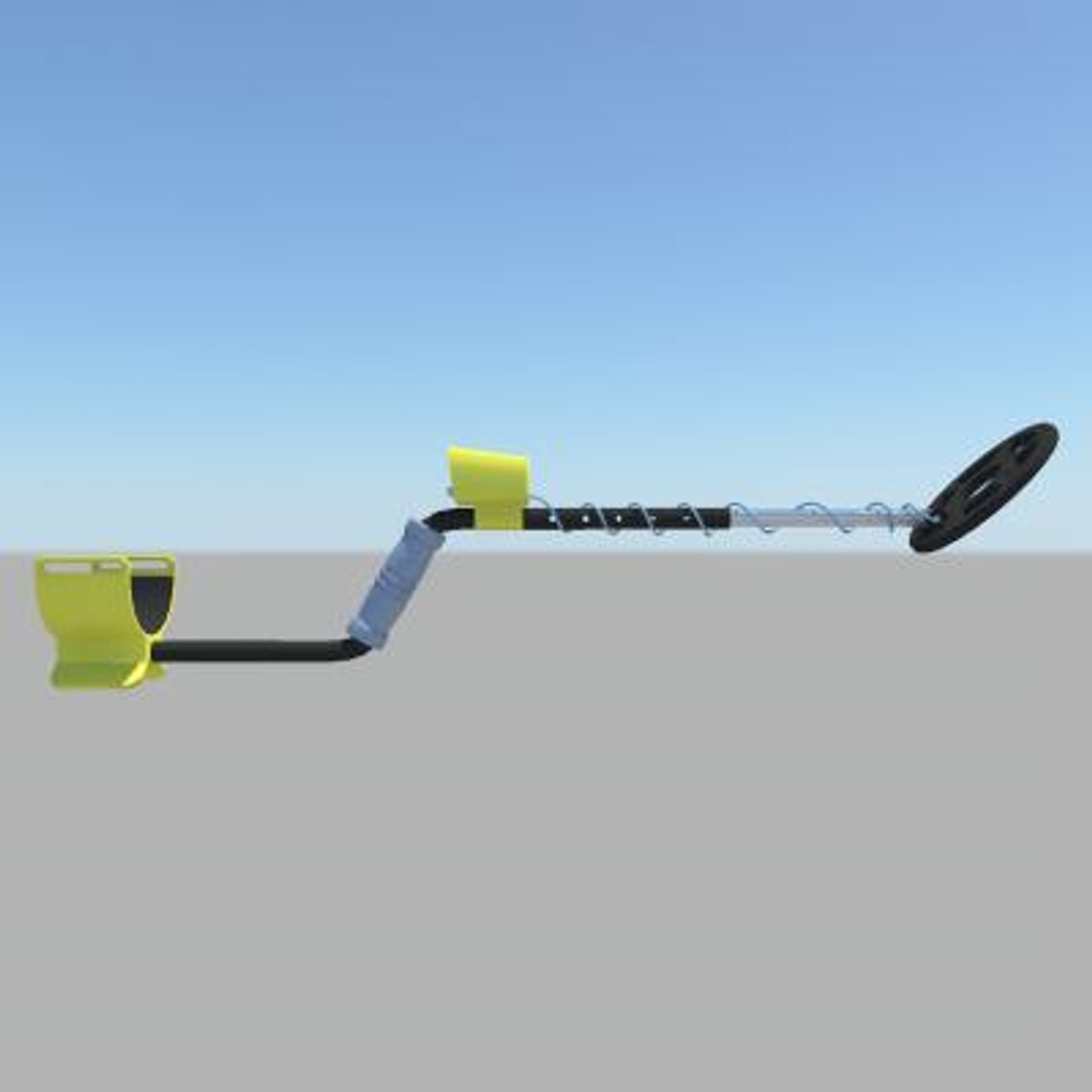 metal detector 3d model