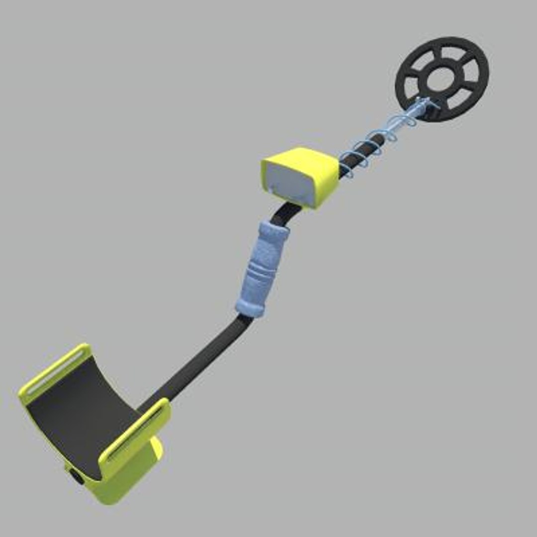 metal detector 3d model