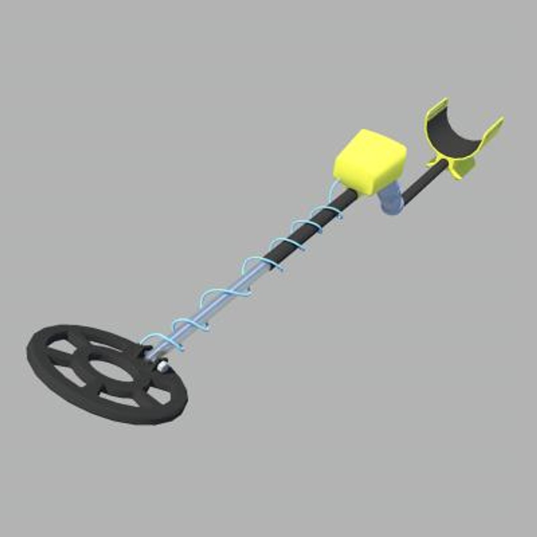 metal detector 3d model