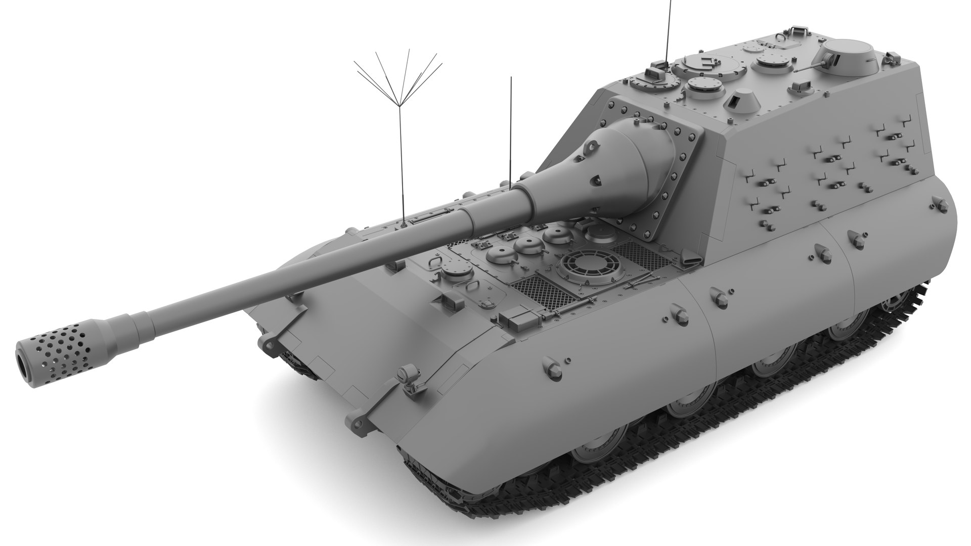 Jagdpanzer E-100 3D model - TurboSquid 2072608