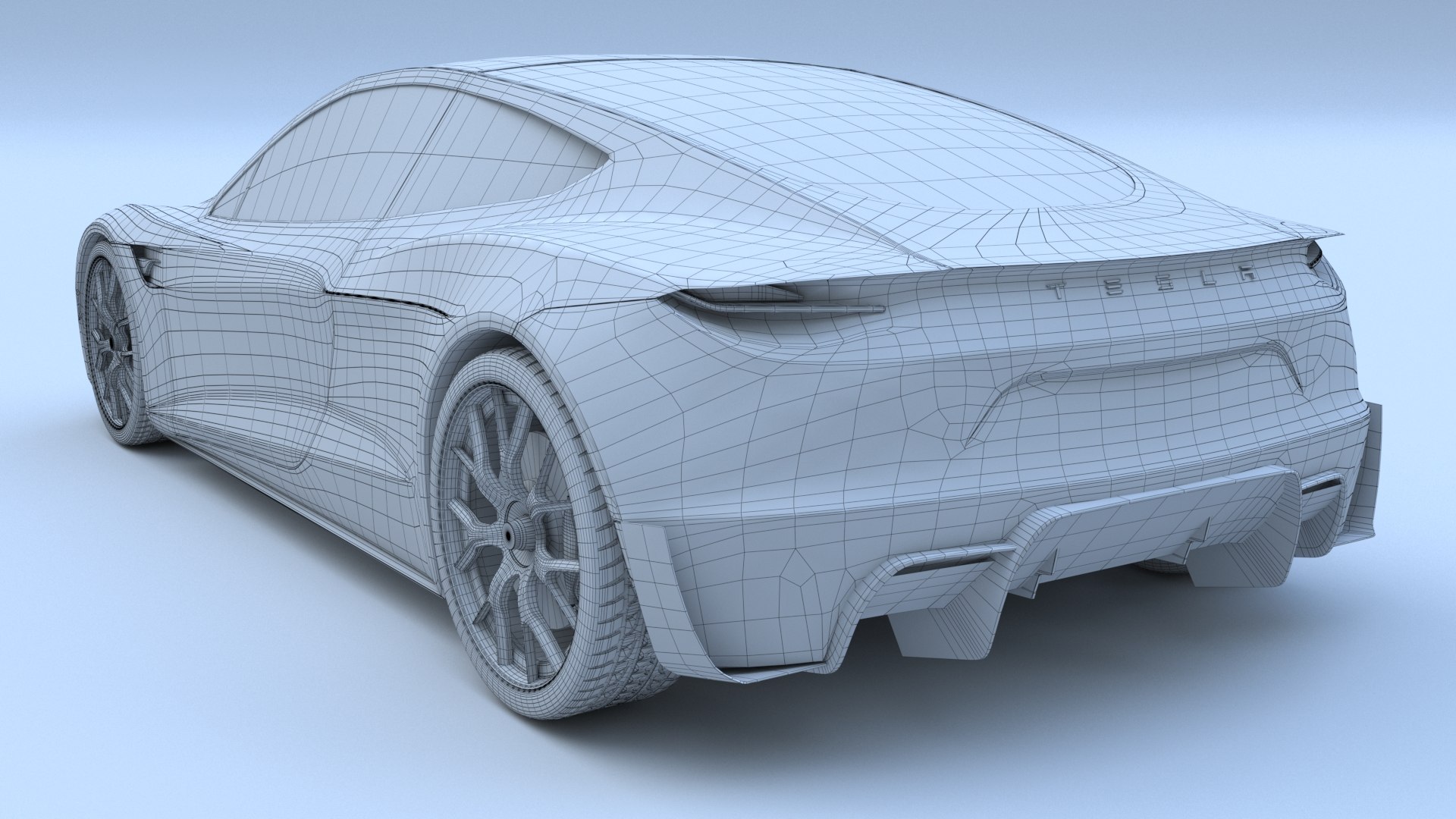 Tesla Roadster 2020 3D - TurboSquid 1610275