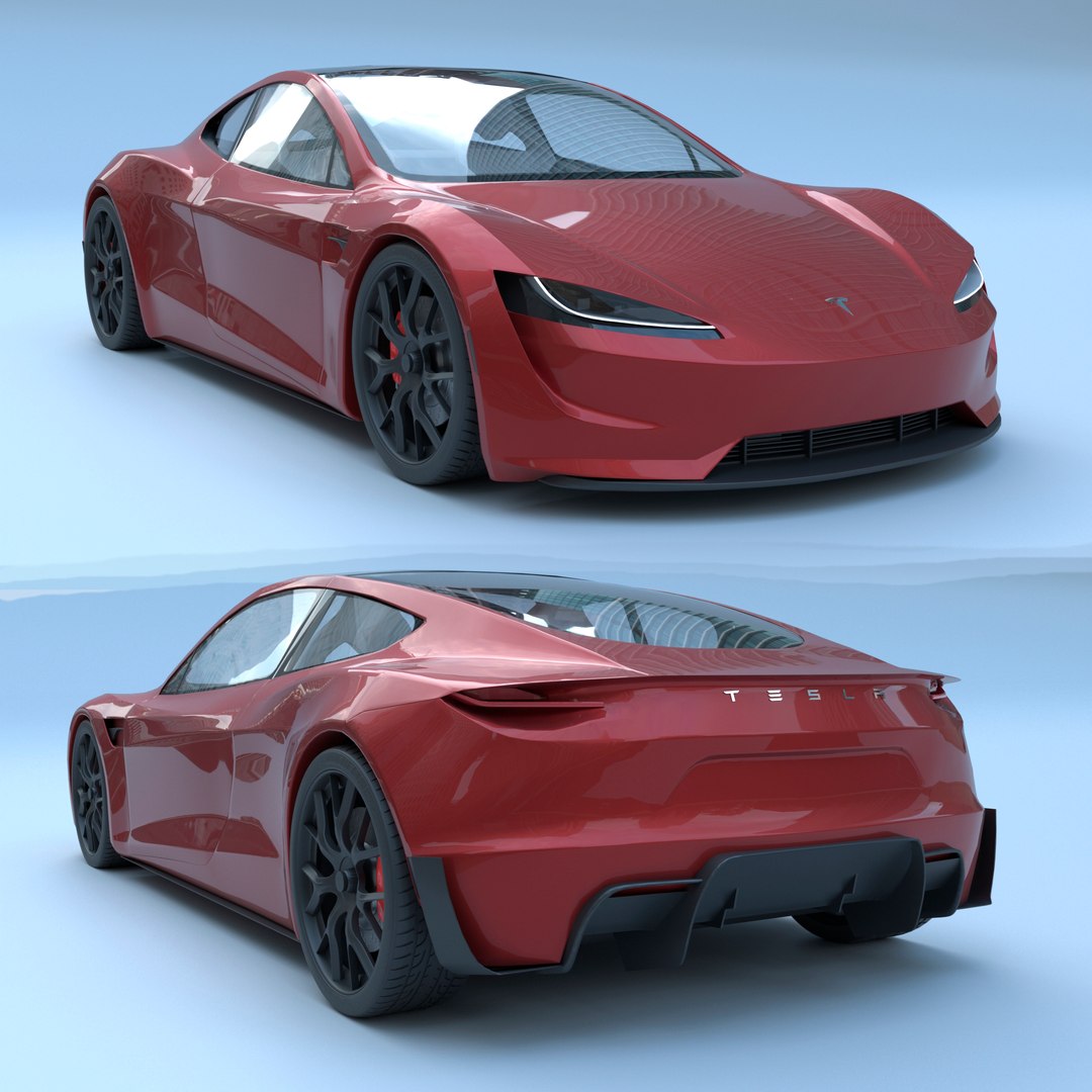 Tesla Roadster 2020 3D - TurboSquid 1610275