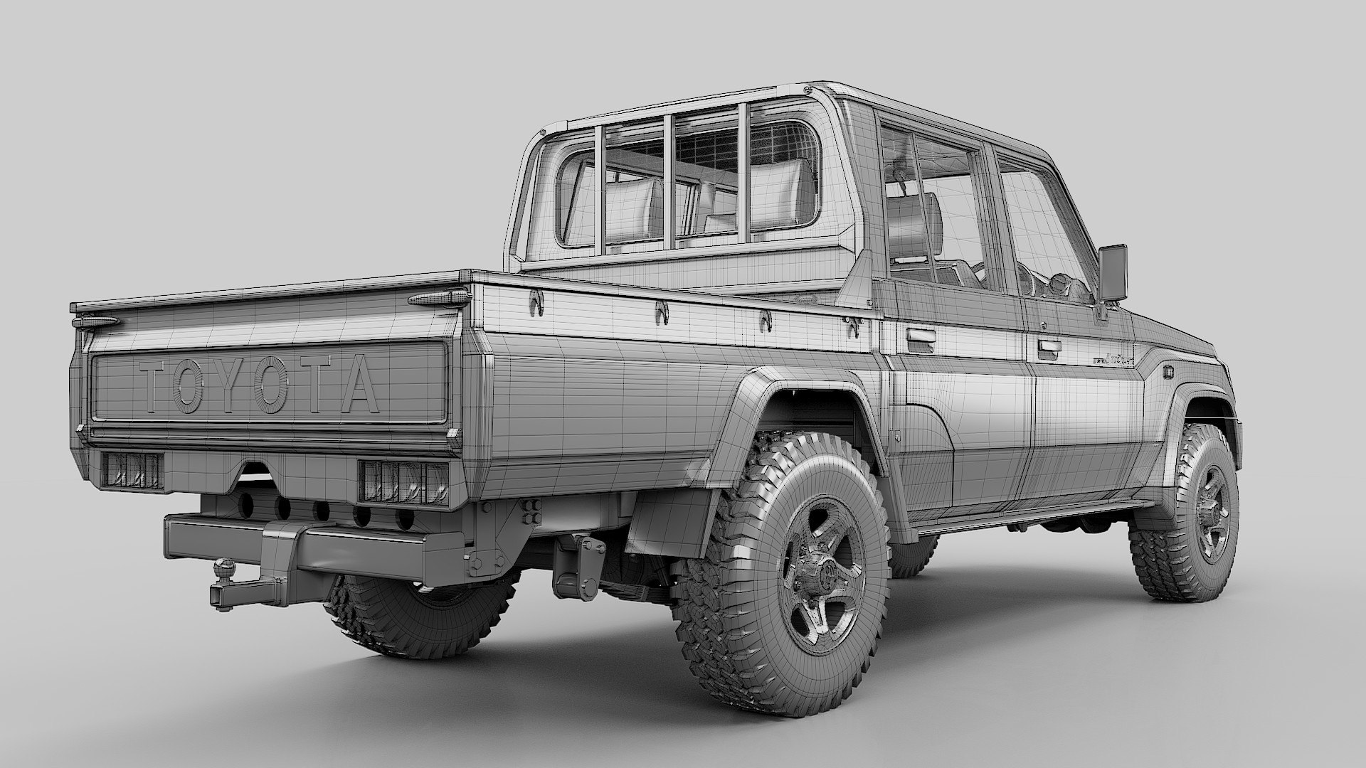 2012 Toyota Land Cruiser LC79 3D - TurboSquid 1786733