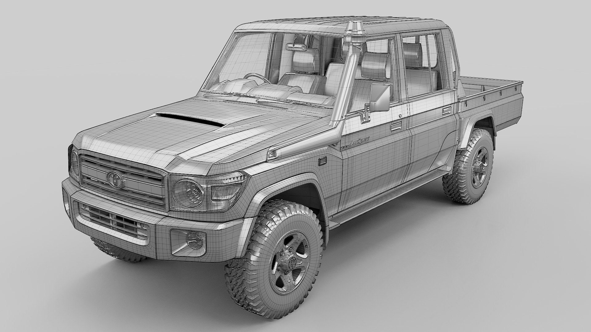 2012 Toyota Land Cruiser LC79 3D - TurboSquid 1786733