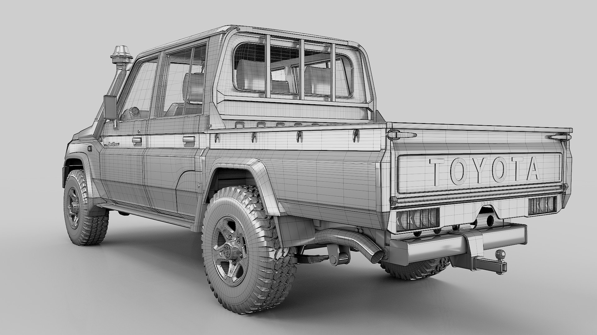 2012 Toyota Land Cruiser LC79 3D - TurboSquid 1786733