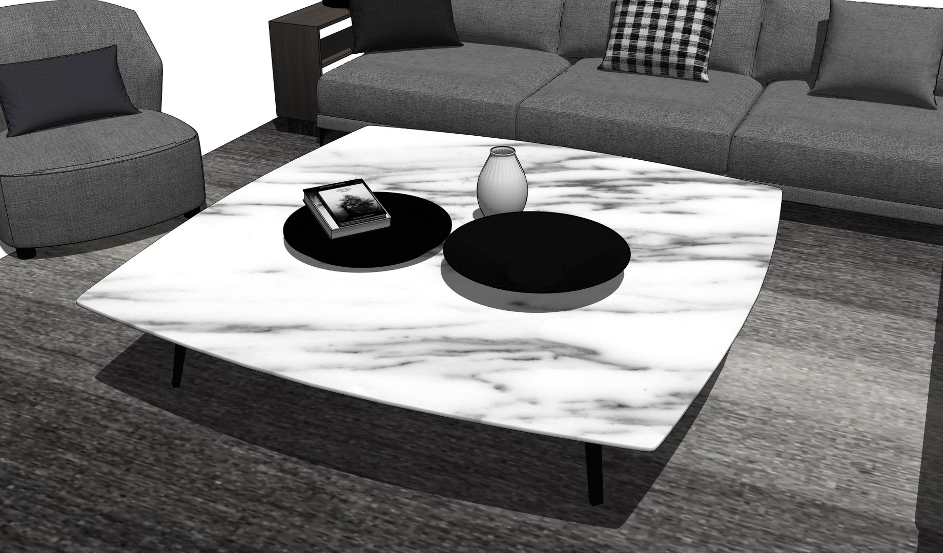 3D Sofa 5 - TurboSquid 2300495