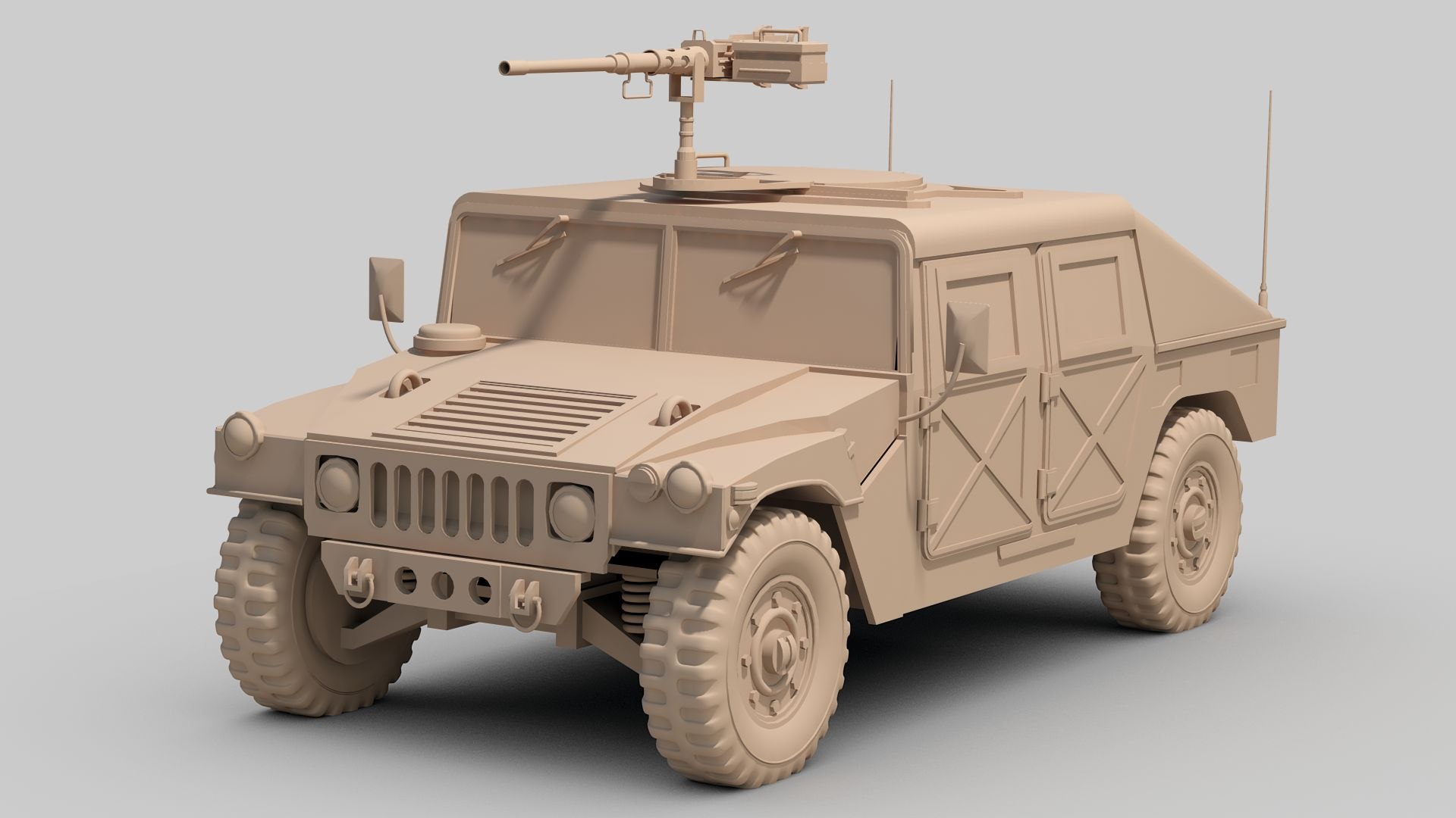 3D Model Humvee Desert - TurboSquid 2134922