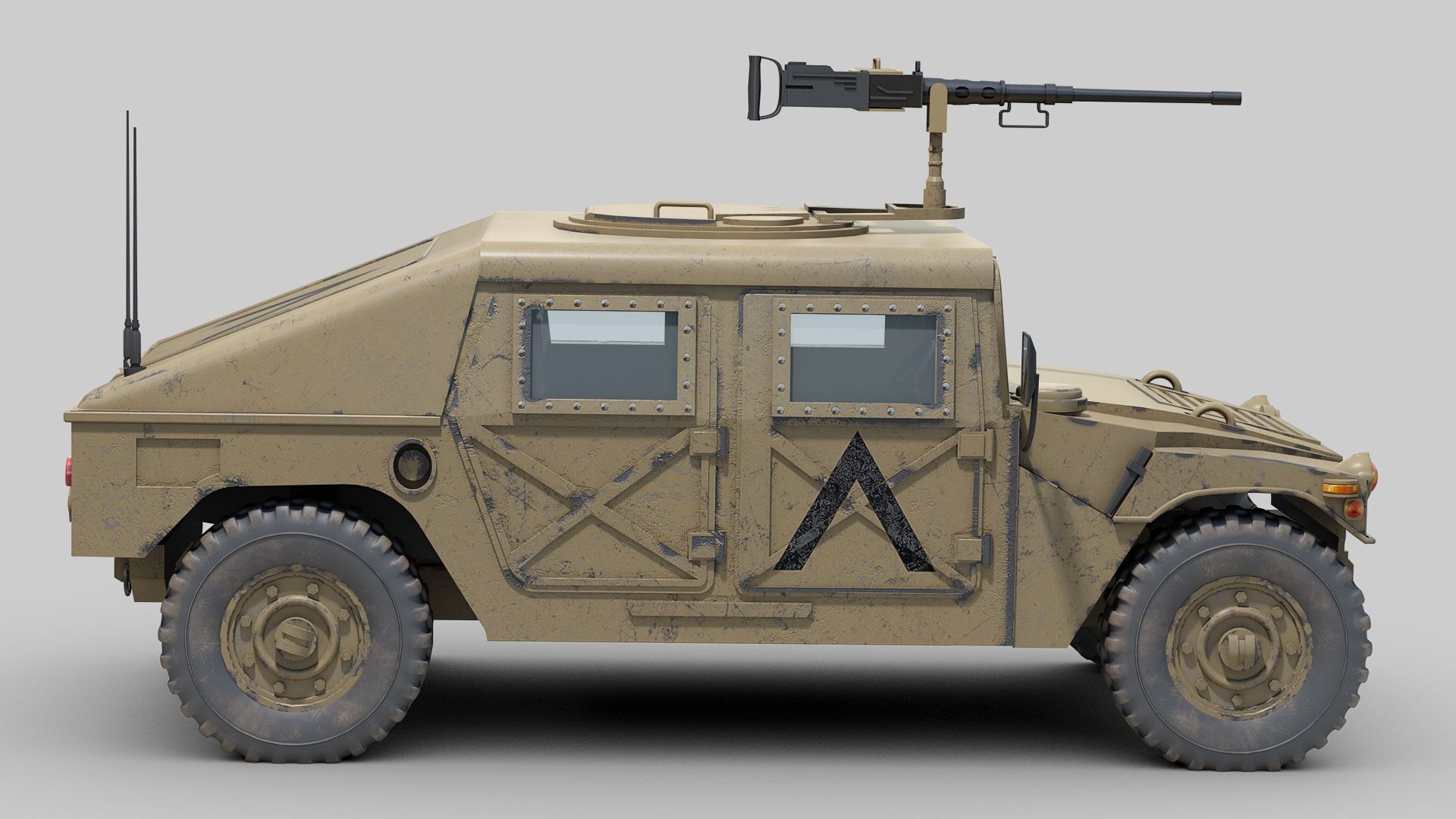 3D Model Humvee Desert - TurboSquid 2134922