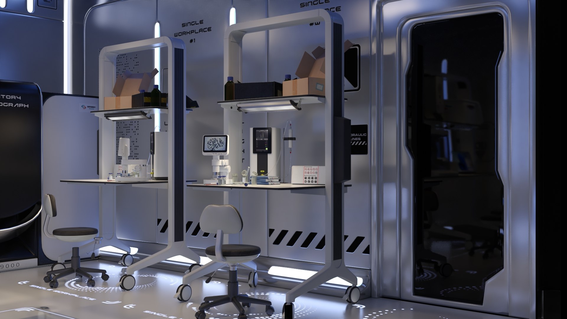 3D Model Realistic Scientific Laboratory - TurboSquid 2425092