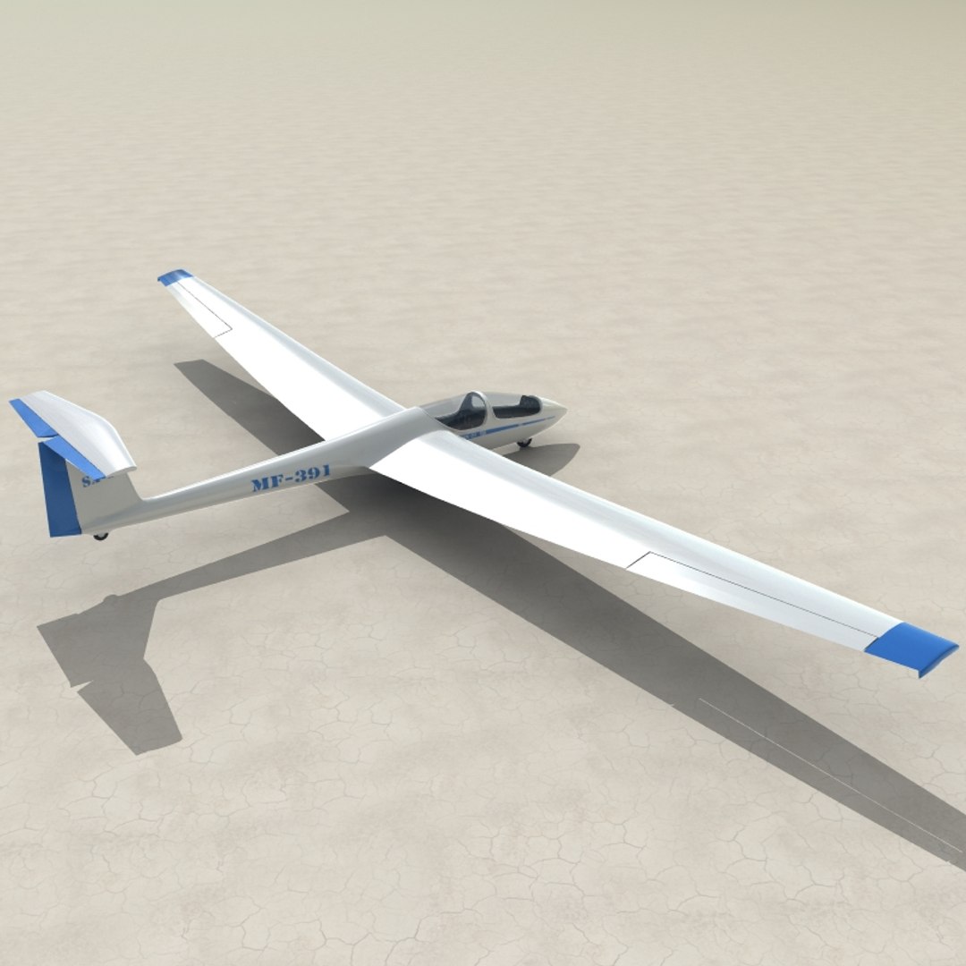 3d Glider Ask-21