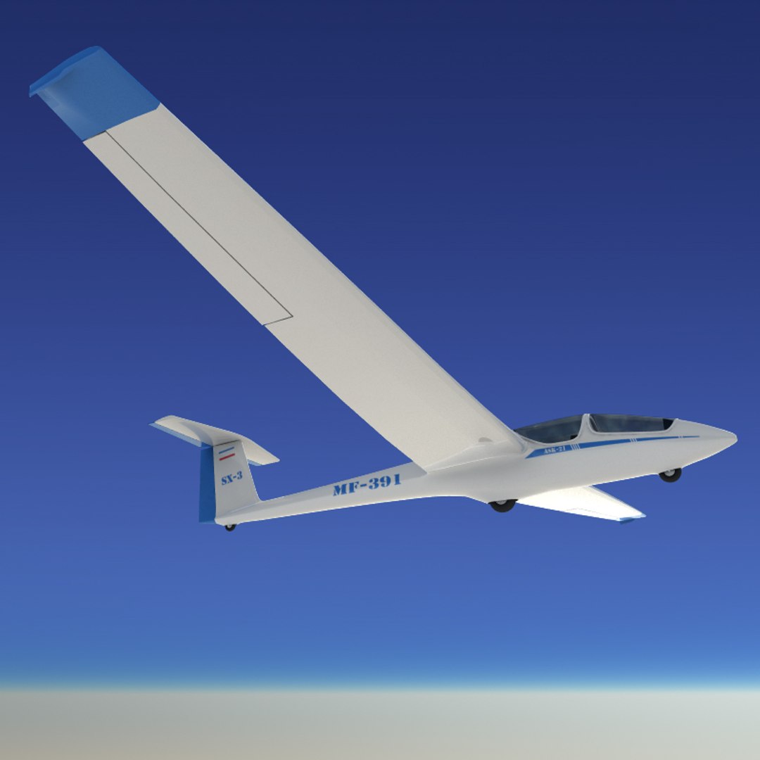 3d Glider Ask-21