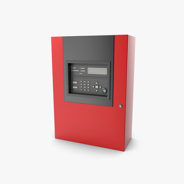 modelo 3d Panel de control de alarma contra incendios - TurboSquid 2123147