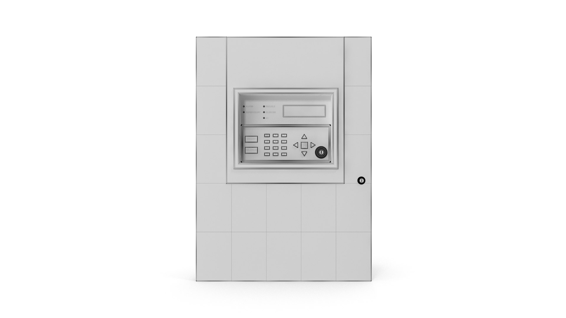 Fire Alarm Control Panel 3D - TurboSquid 2123147