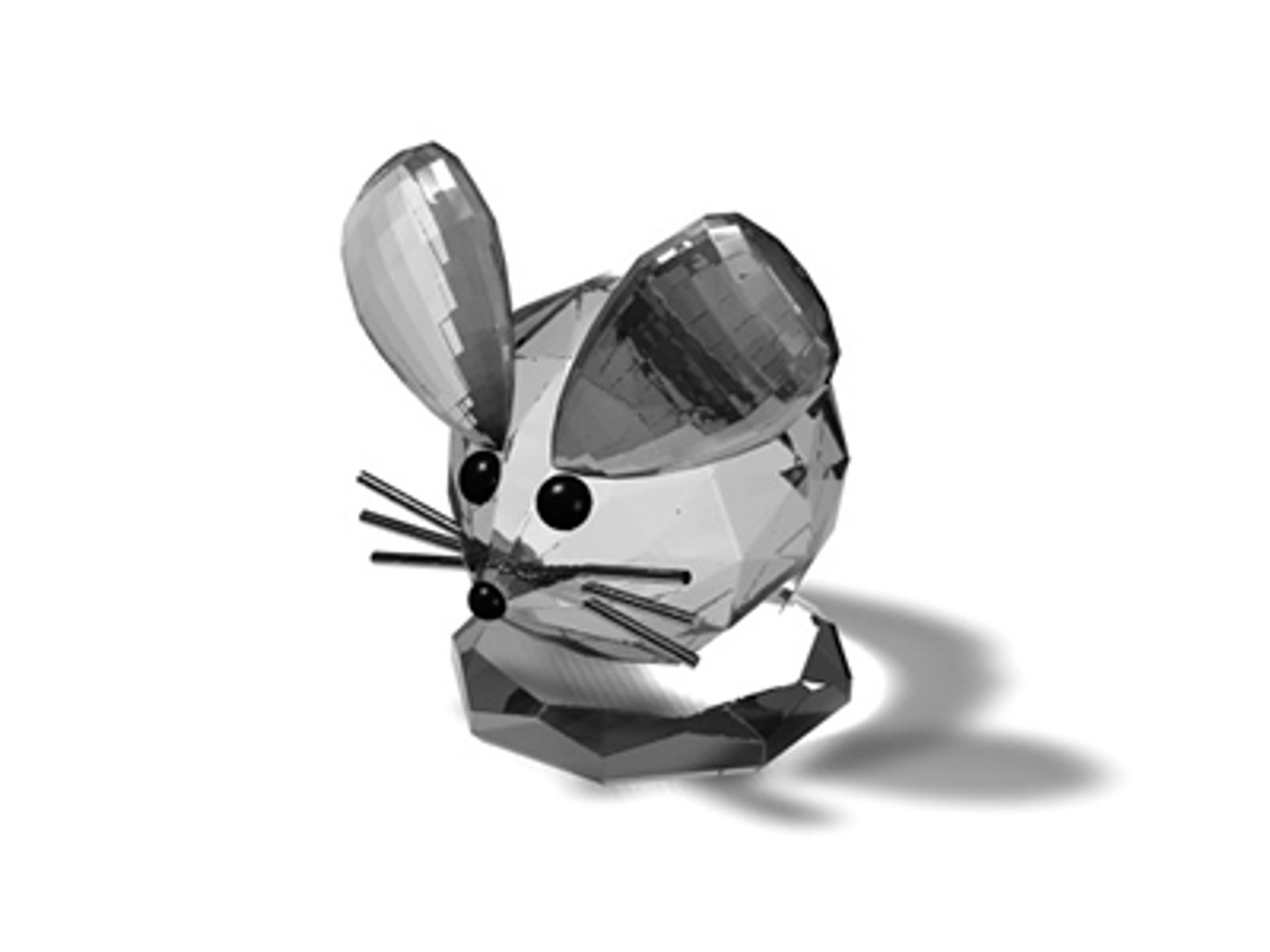 3d model of crystal mouse