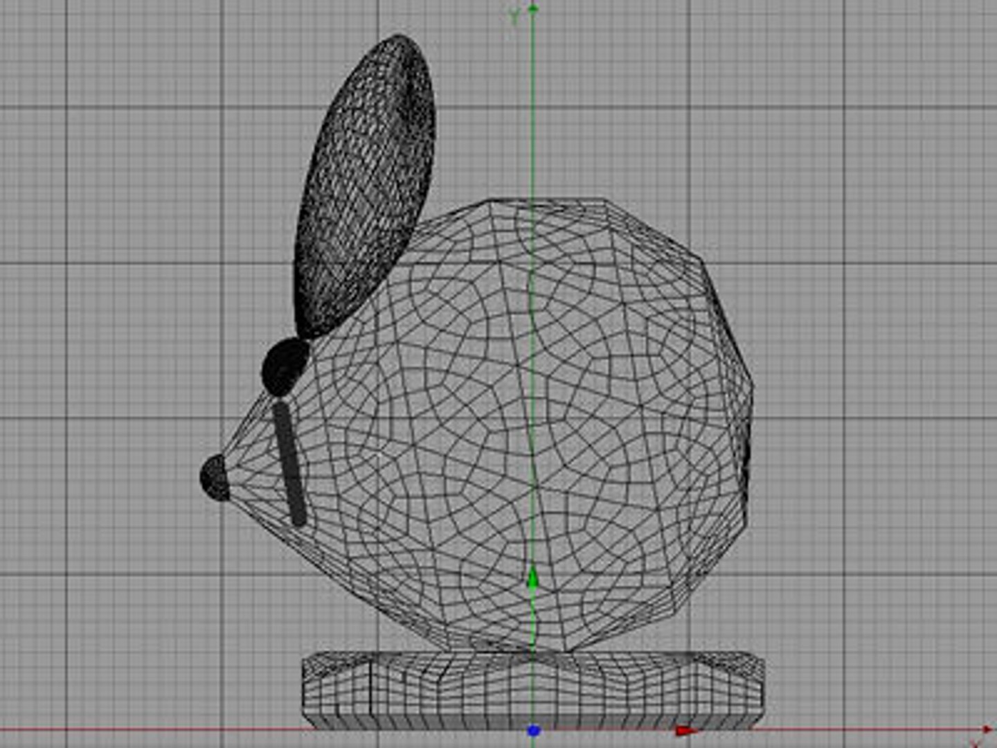 3d model of crystal mouse