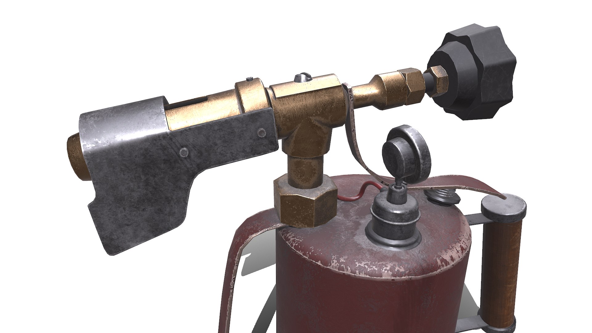 Blowtorch Low-poly PBR 3D model - TurboSquid 2016931