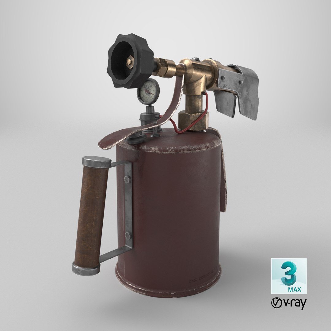 Blowtorch Low-poly PBR 3D Model - TurboSquid 2016931