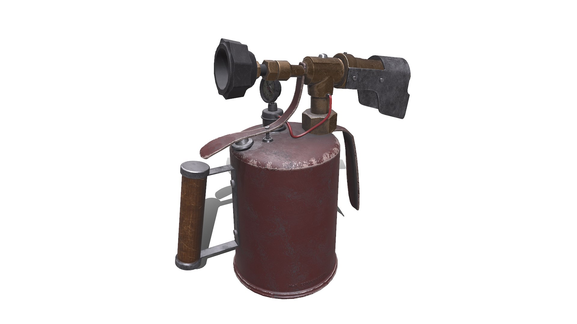 Blowtorch Low-poly PBR 3D model - TurboSquid 2016931