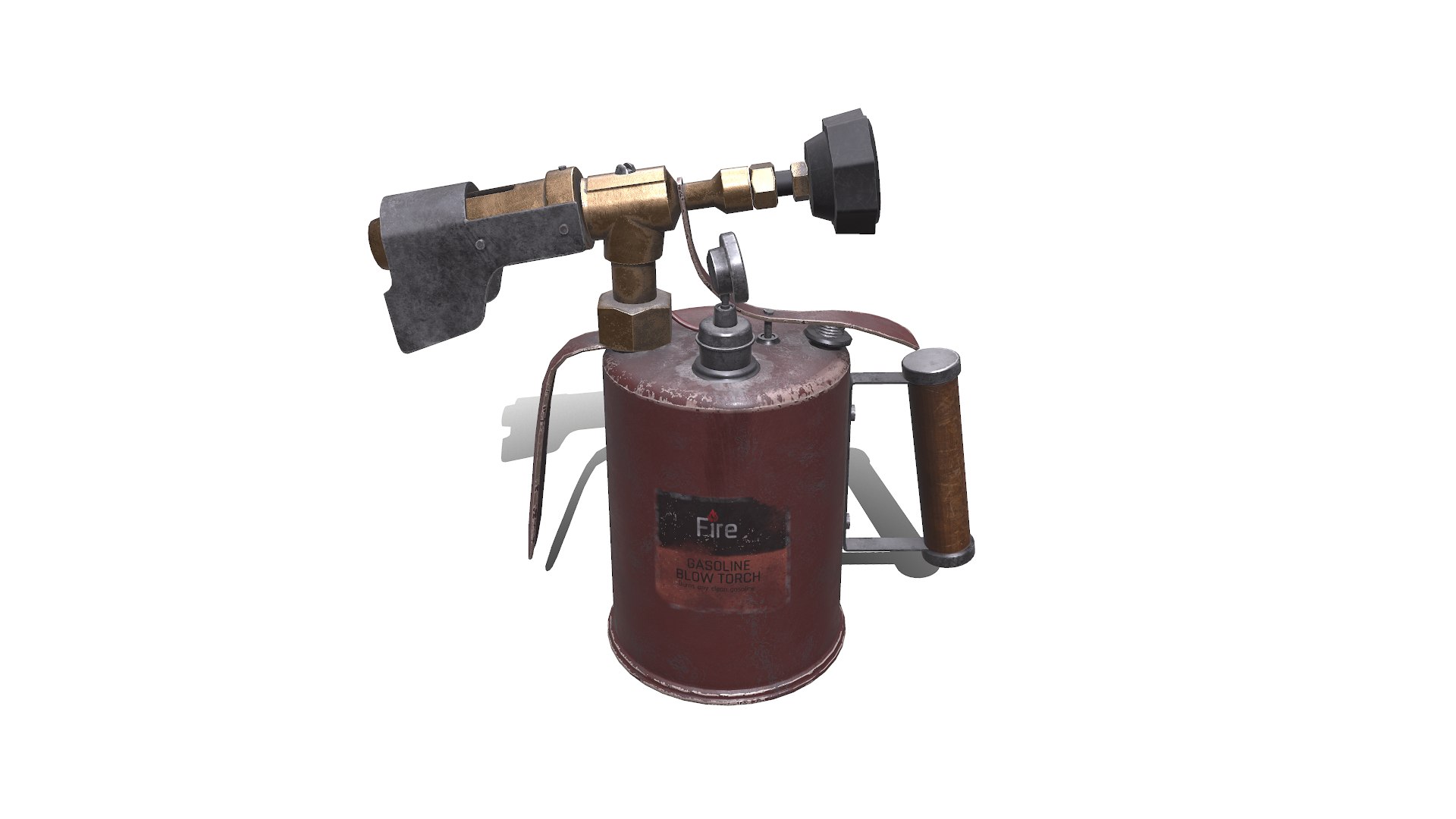 Blowtorch Low-poly PBR 3D Model - TurboSquid 2016931