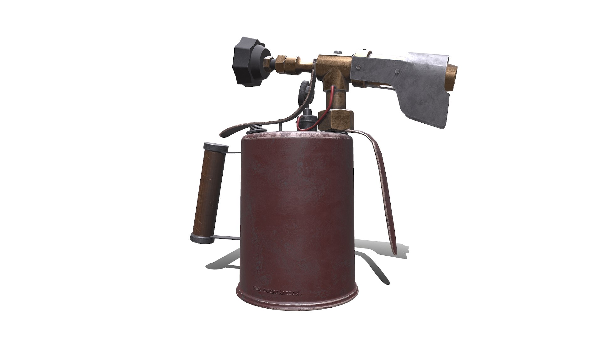 Blowtorch Low-poly PBR 3D Model - TurboSquid 2016931