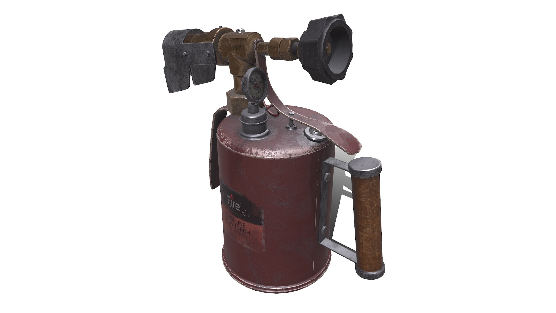 Blowtorch Low-poly PBR 3D Model - TurboSquid 2016931
