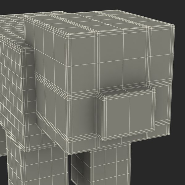 minecraft pig 3d model