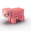 Minecraft Pig 3d Model