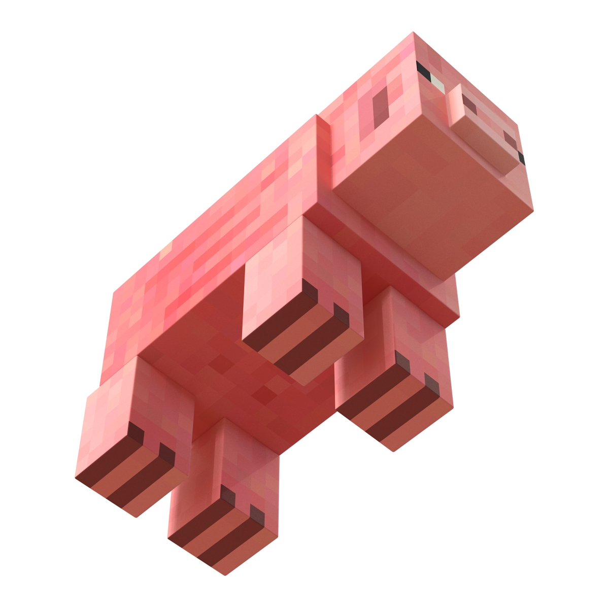 minecraft pig 3d model