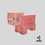 Minecraft Pig 3d Model