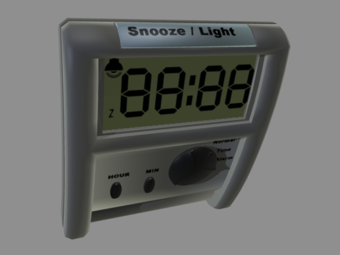 small alarm clock 3d model