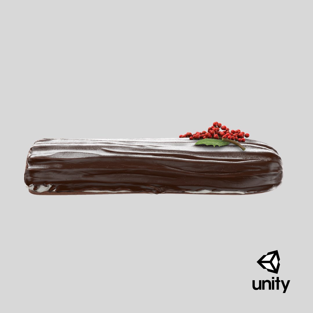 3D yule-log model - TurboSquid 1246735