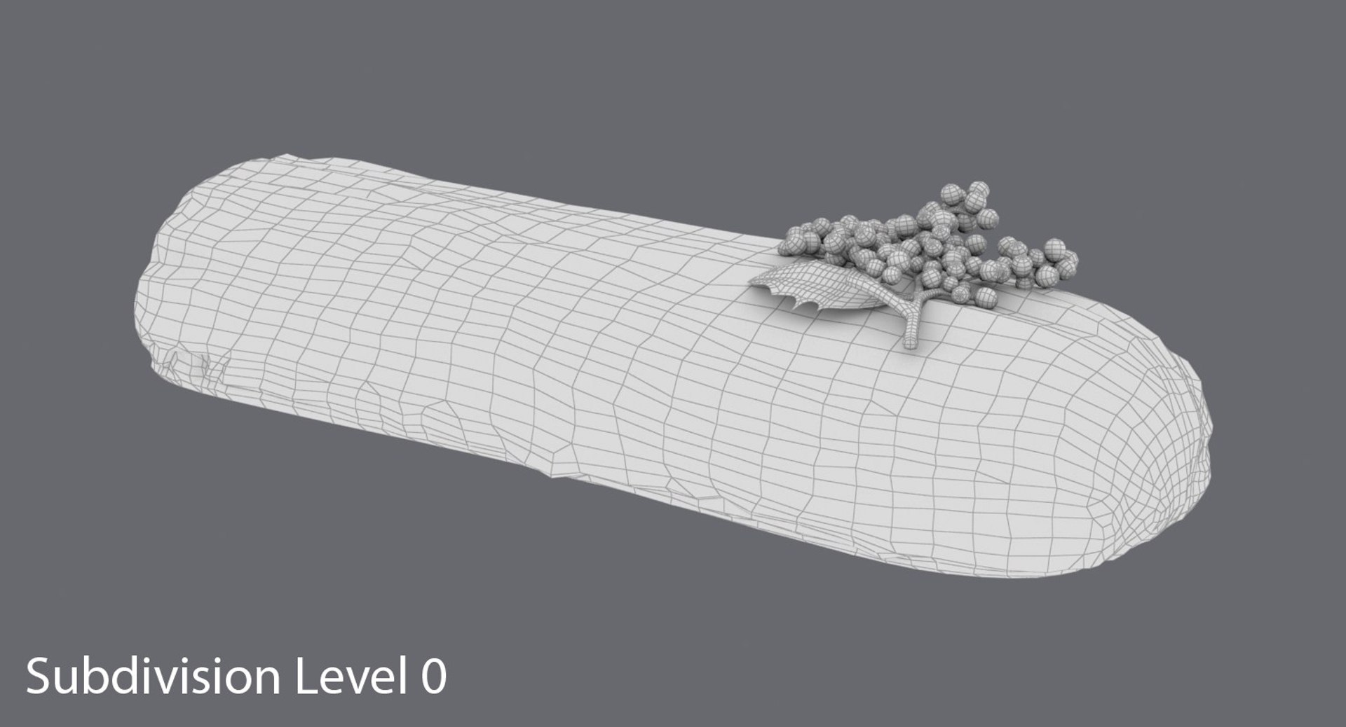 3D Yule-log Model - TurboSquid 1246735