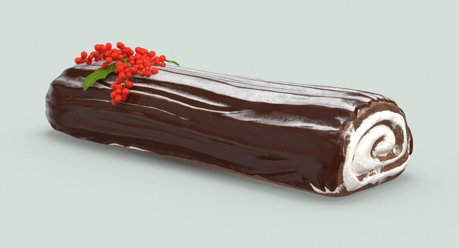 3D yule-log model - TurboSquid 1246735