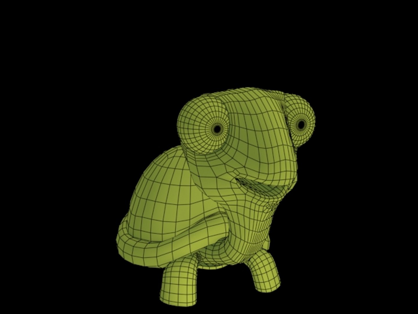 3d Cartoon Turtle Model