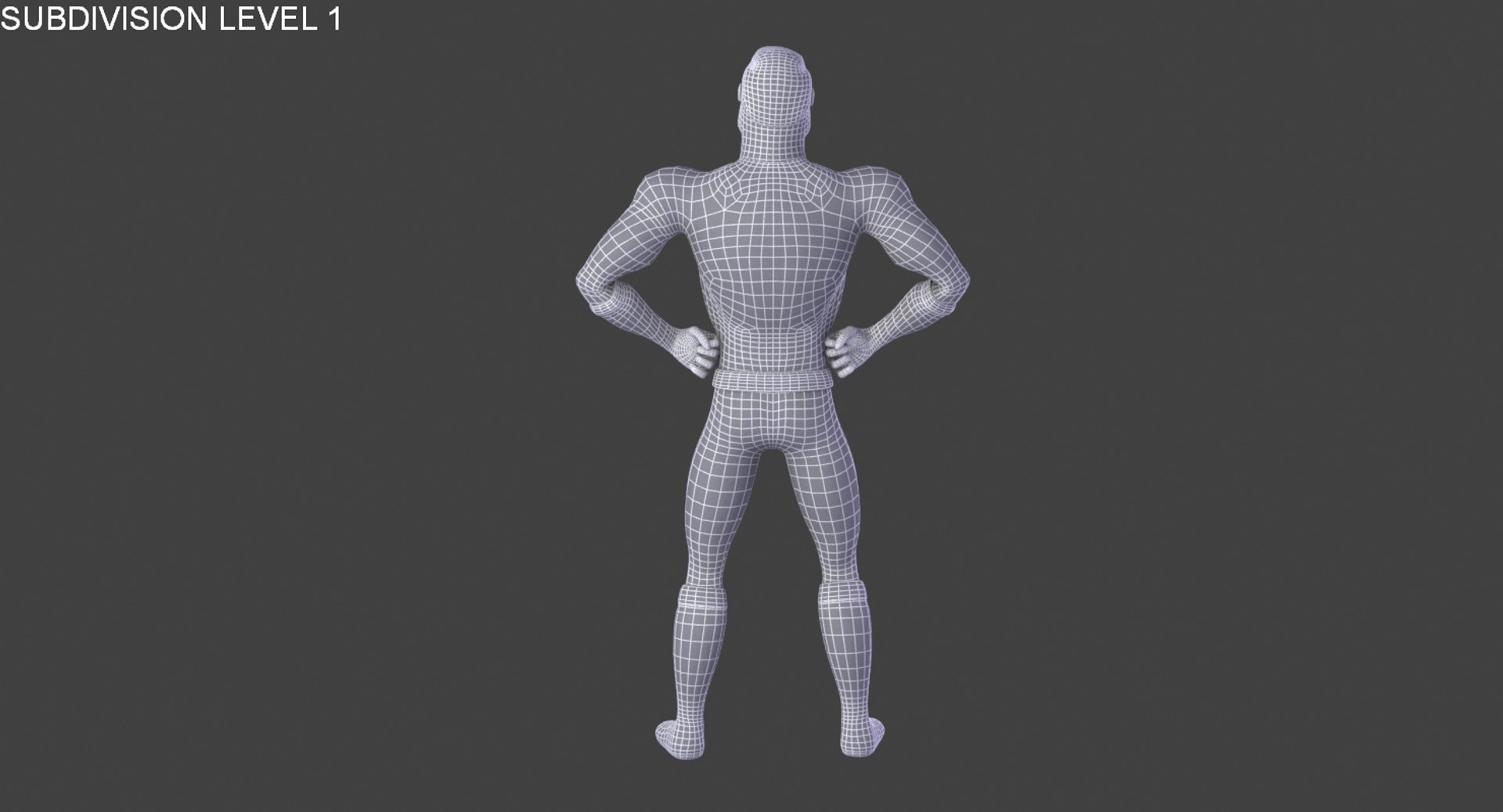 3d Rigged Cartoon Classic Superhero Model