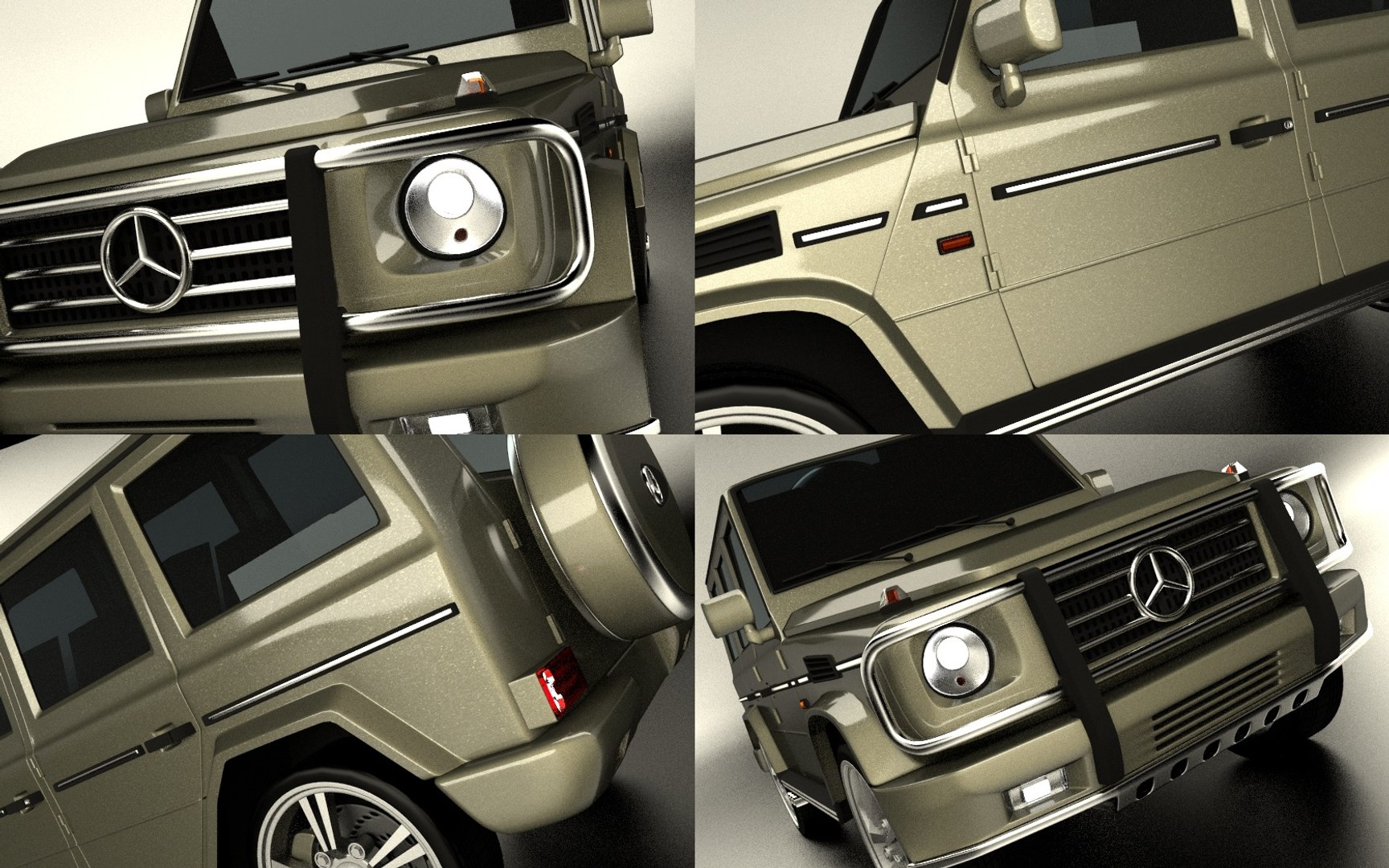 g-class mercedes benz 3d obj