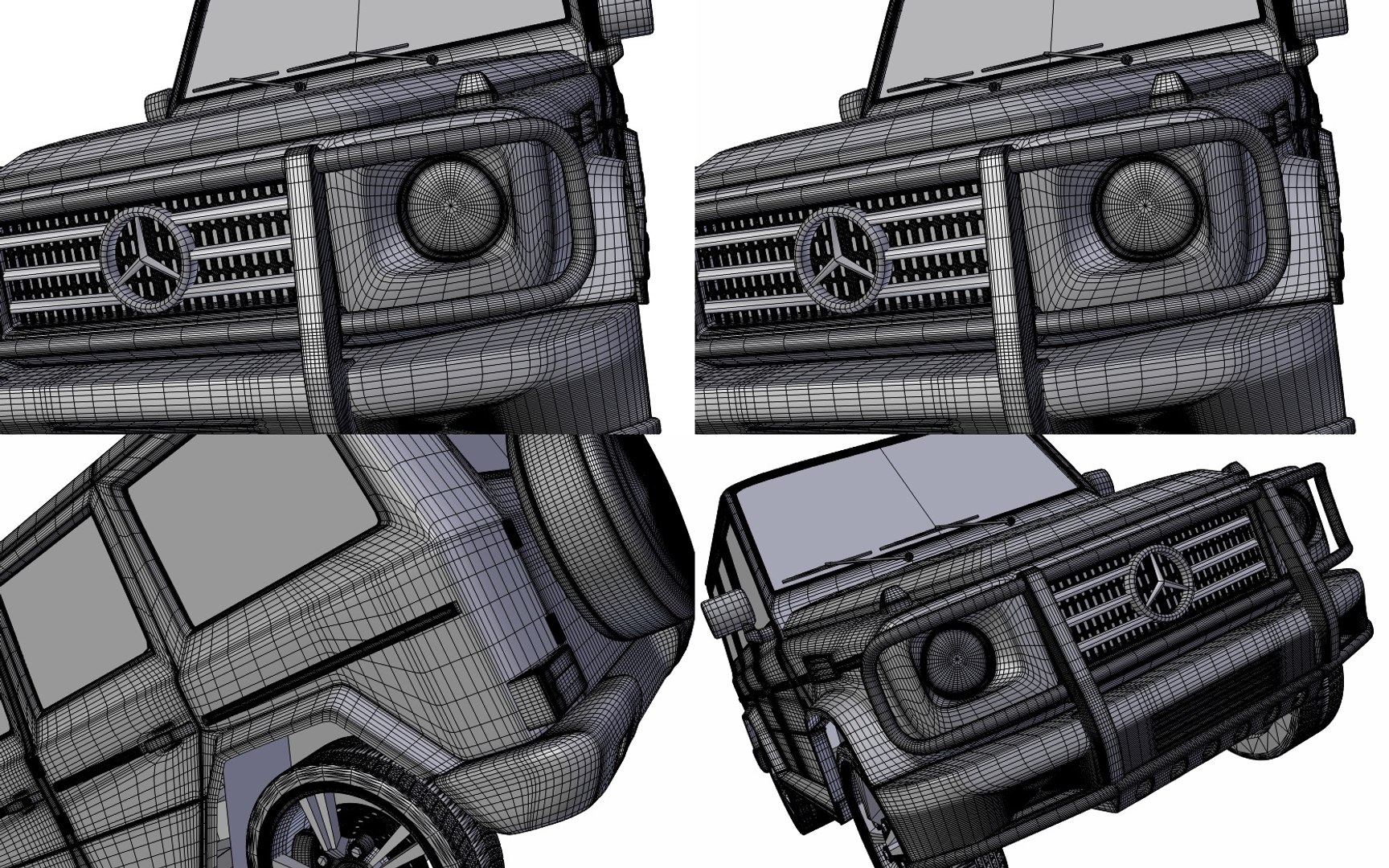 g-class mercedes benz 3d obj