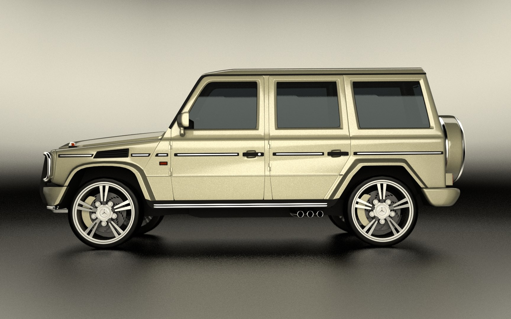 g-class mercedes benz 3d obj