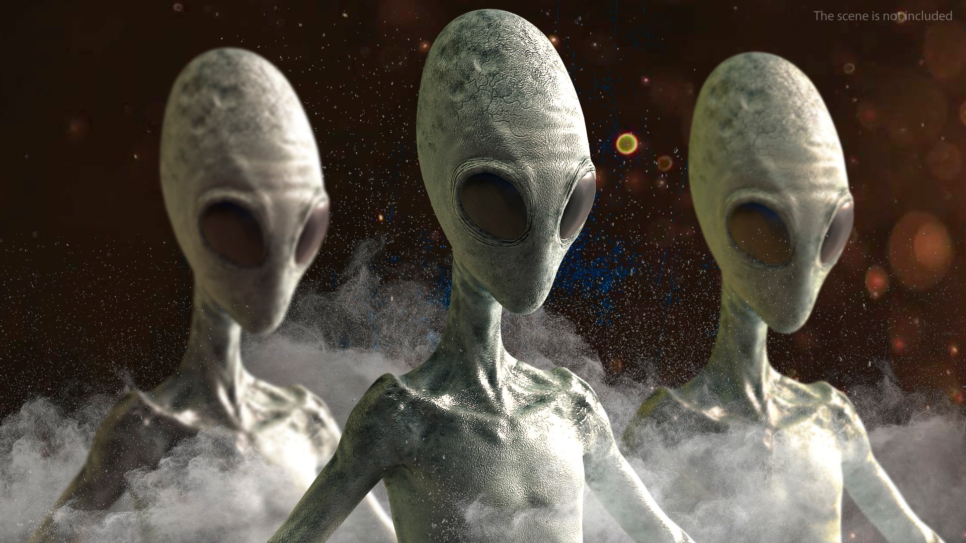 3D Extraterrestrial Alien T Pose - TurboSquid 1628889