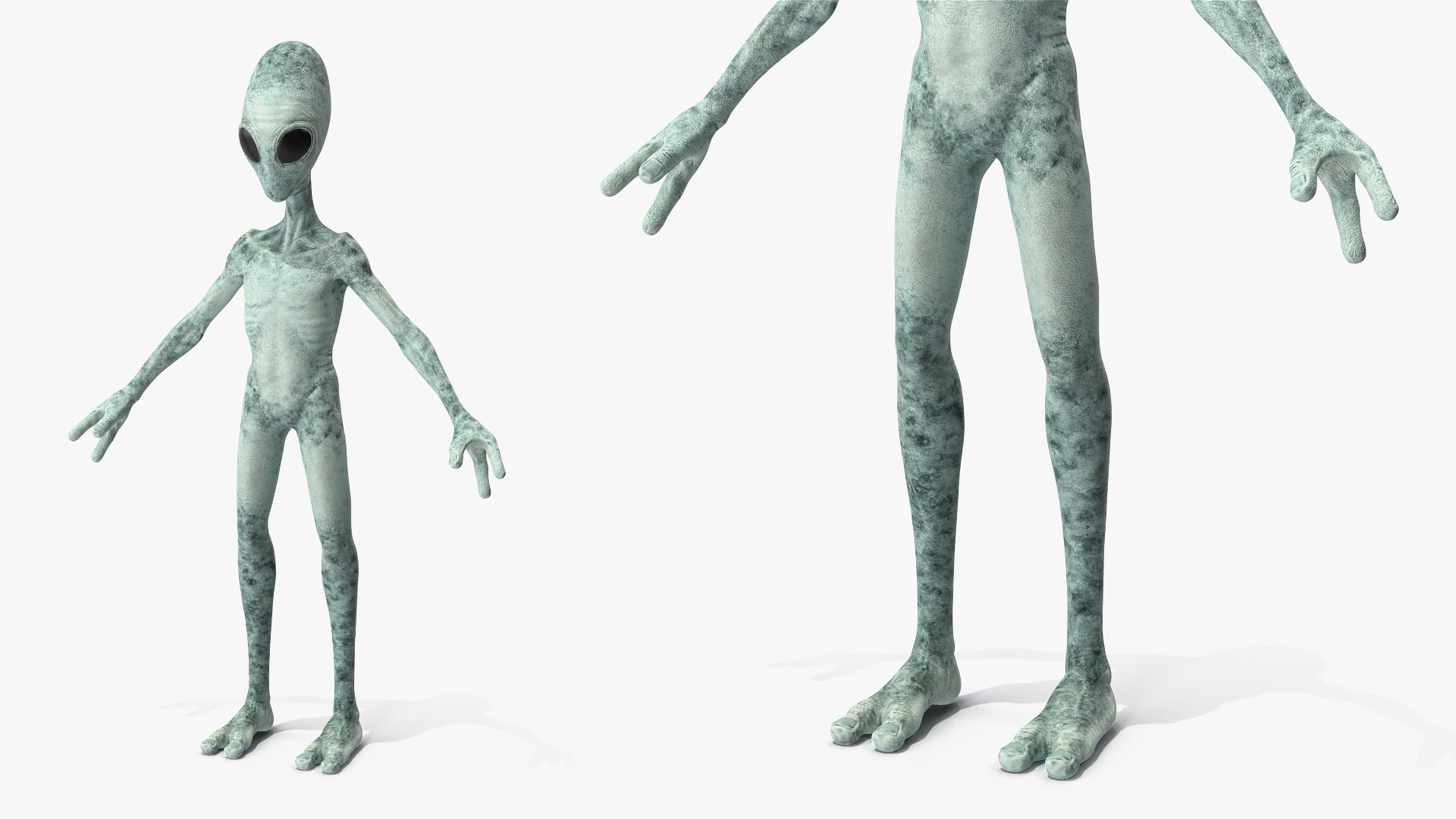 Außerirdische Alien-T-Pose 3D-Modell - TurboSquid 1628889
