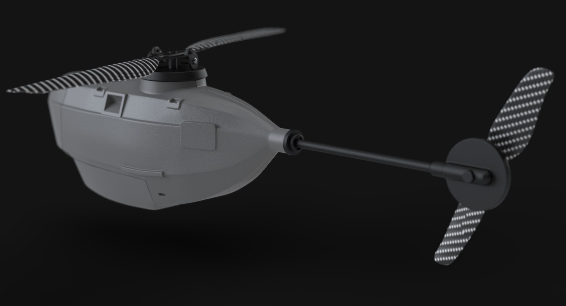 3d Model Pd-100 Black Hornet