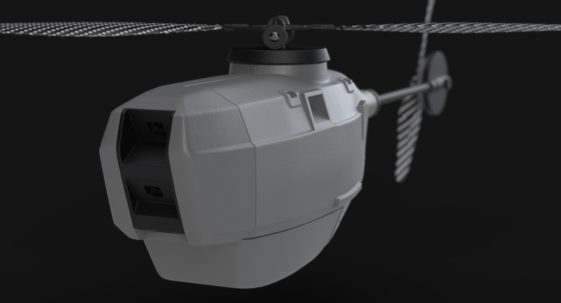 3d Model Pd-100 Black Hornet