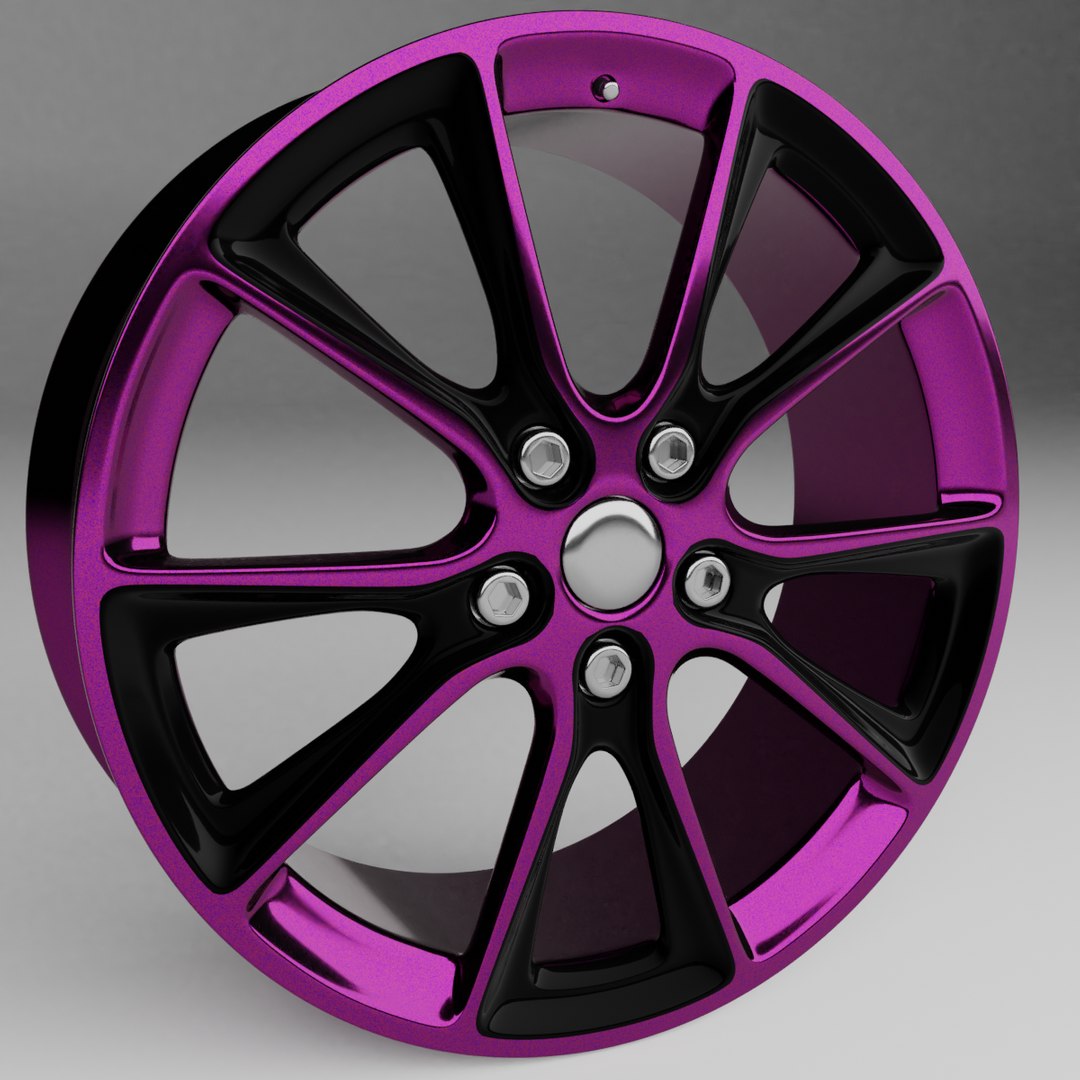 3D Car Rim Model - TurboSquid 1584441