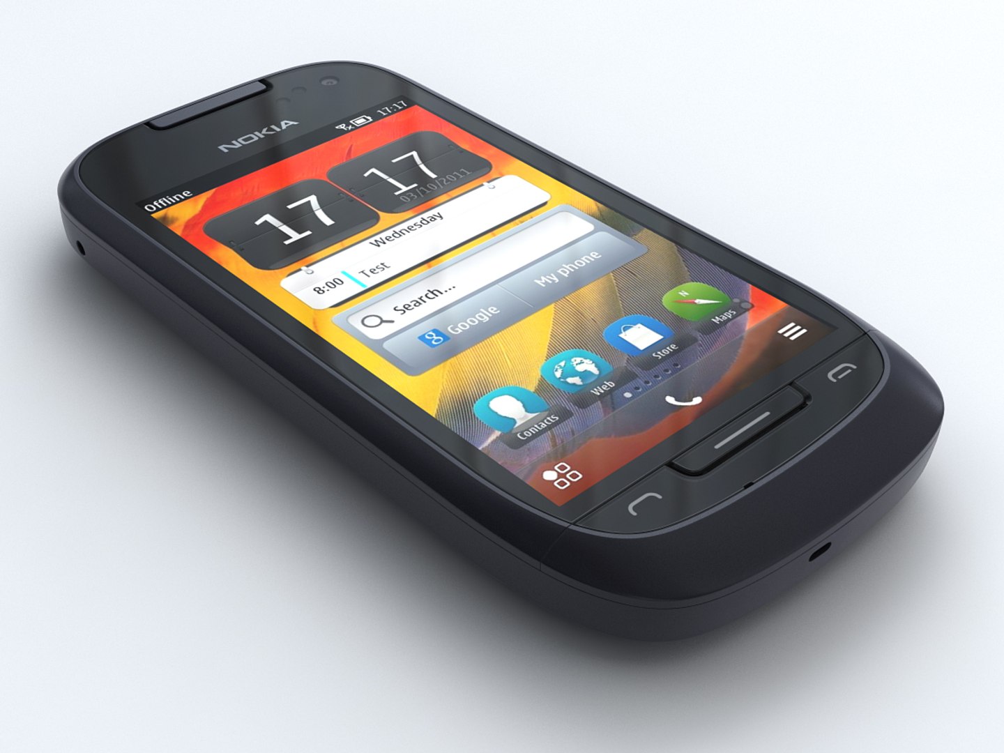 3d Nokia 701 Model
