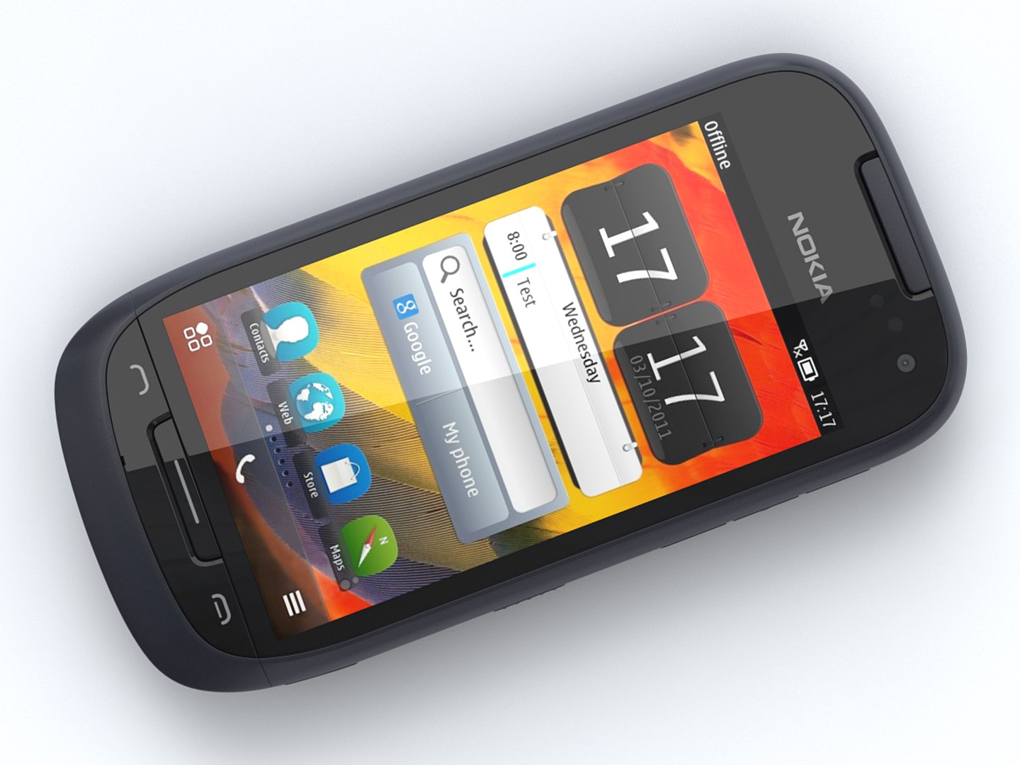 3d Nokia 701 Model