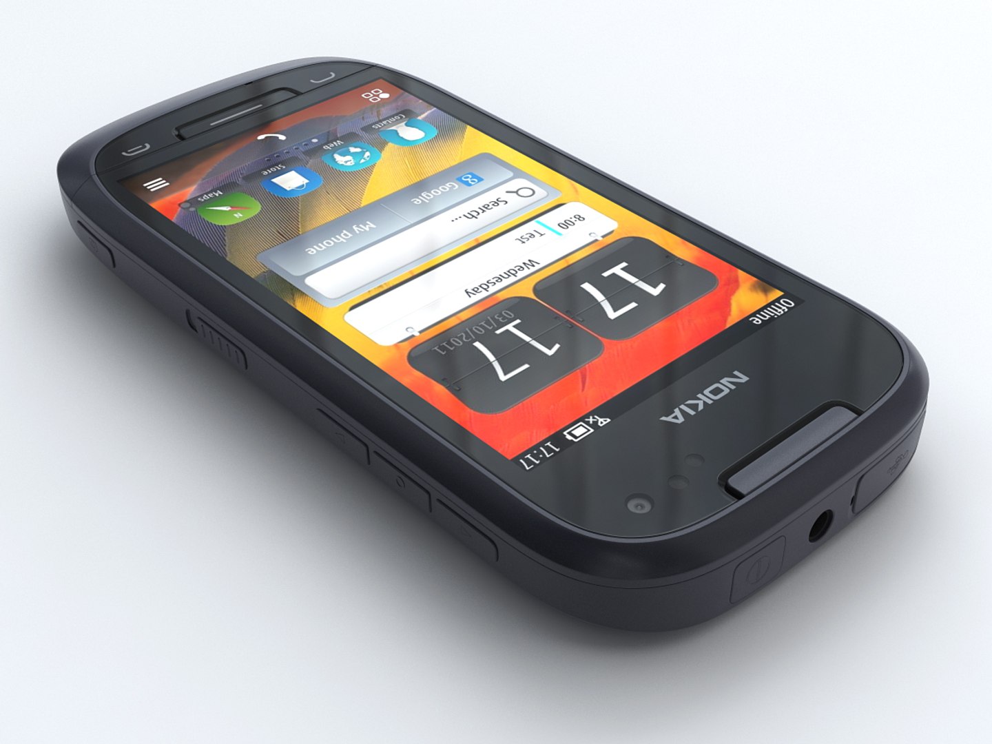 3d Nokia 701 Model