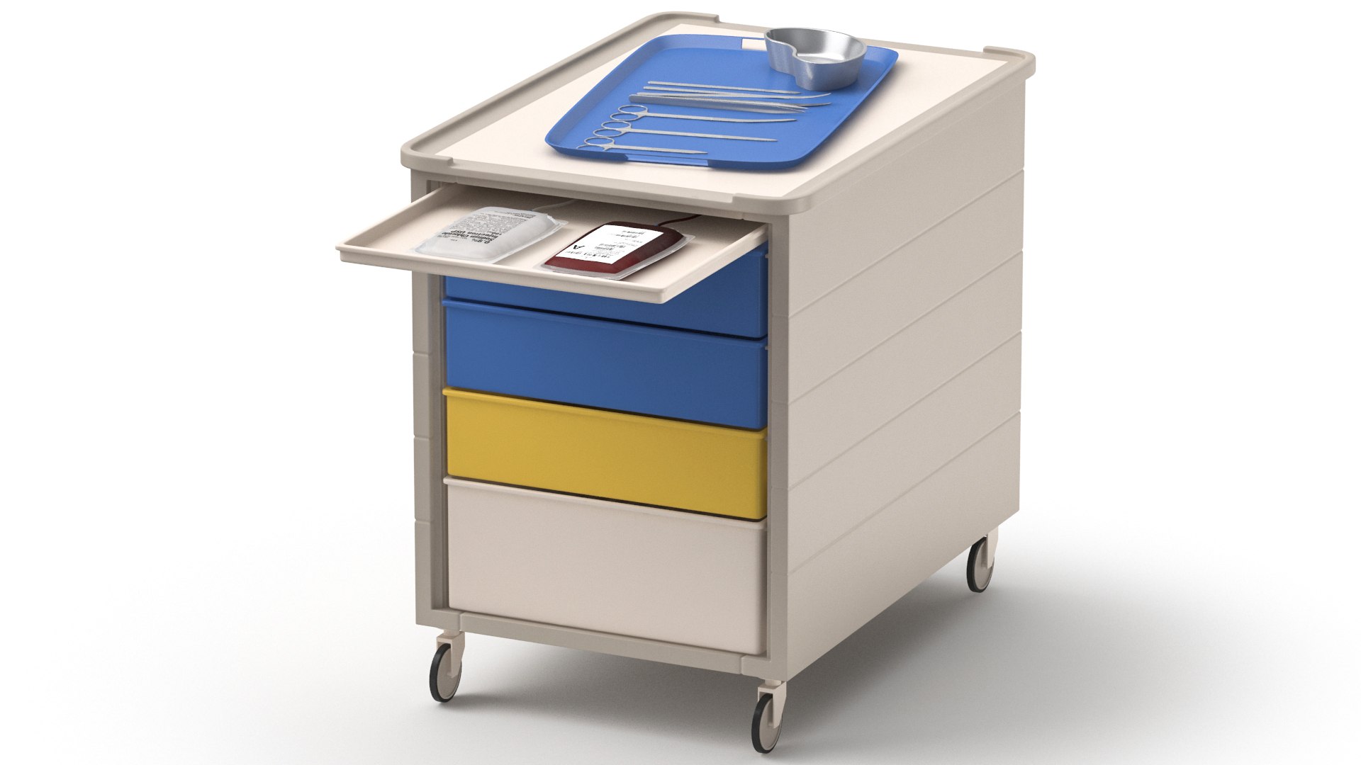 Medical Cart Surgery Tools 3D Model - TurboSquid 1523504